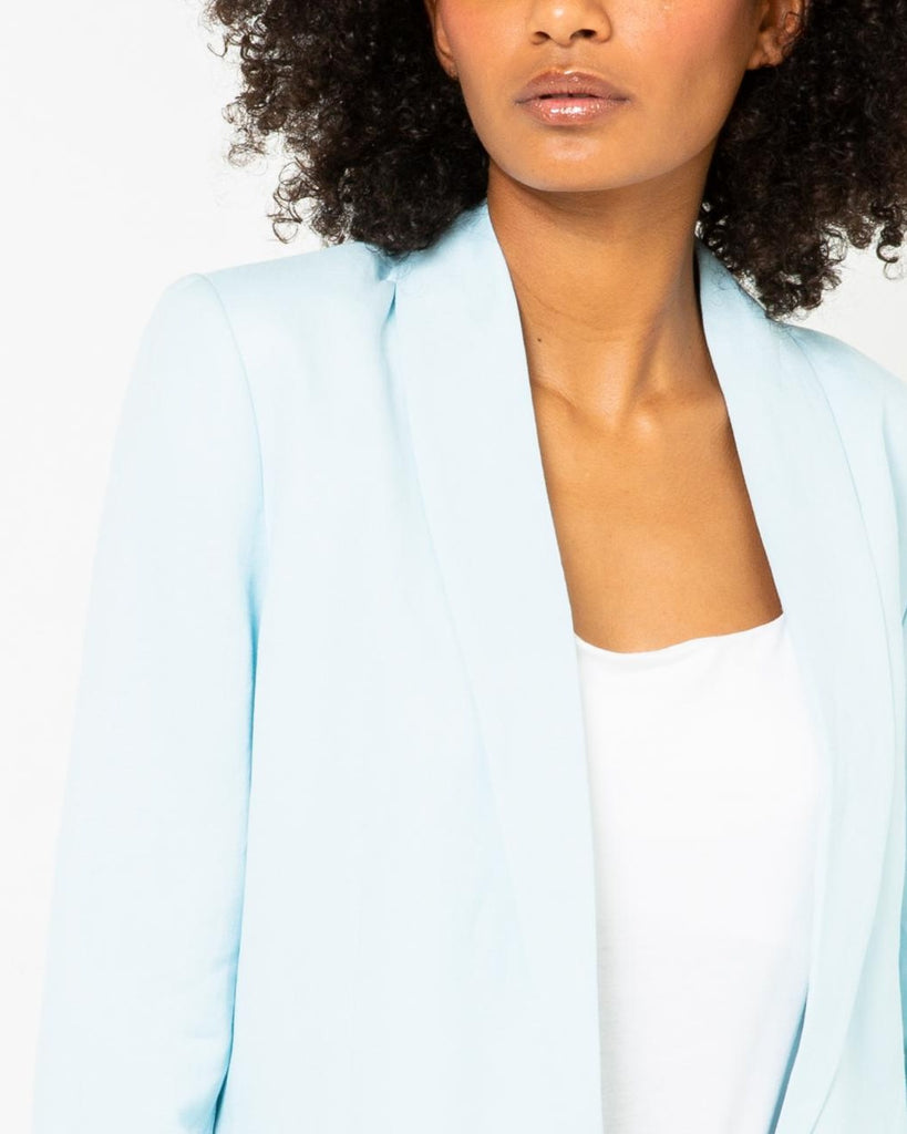 Camaieu Jackets, Blazers | Woman Tailored Jacket Shawl Collar ...